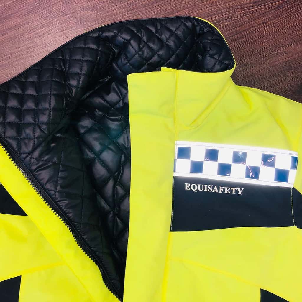 Equisafety POLITE Inverno Reversible Hi-viz Riding Jacket - equichoice ...